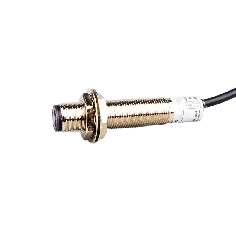 Bxuan M12 NPN PNP Copper nickel plated material Diffuse reflection photoelectric switch sensor ...