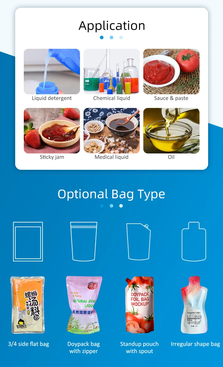 Ausim Pack Automatic Doypack Bag Stand up Pouch Packaging Detergent Oil ...