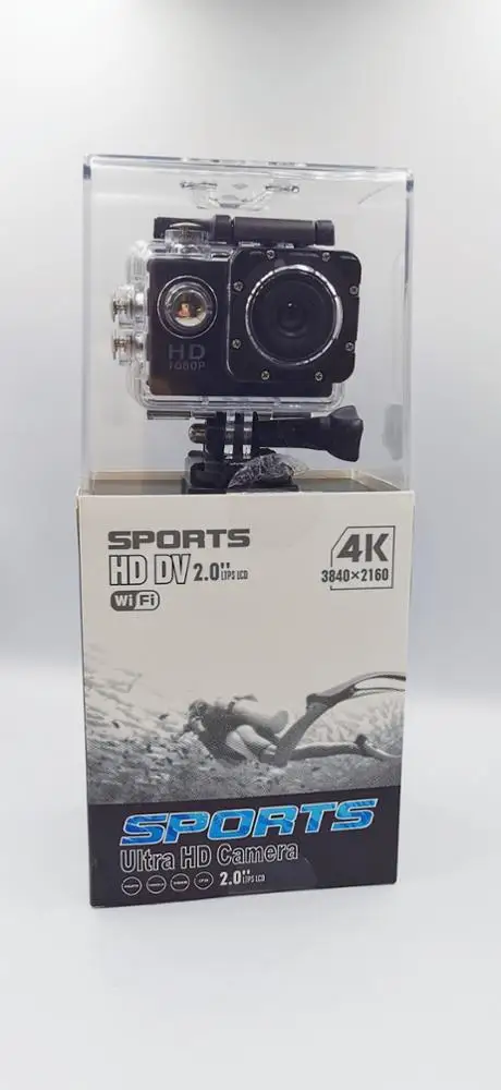 Wifi Sport Camera 1080p 60fps Waterproof Action Camera With Light ...