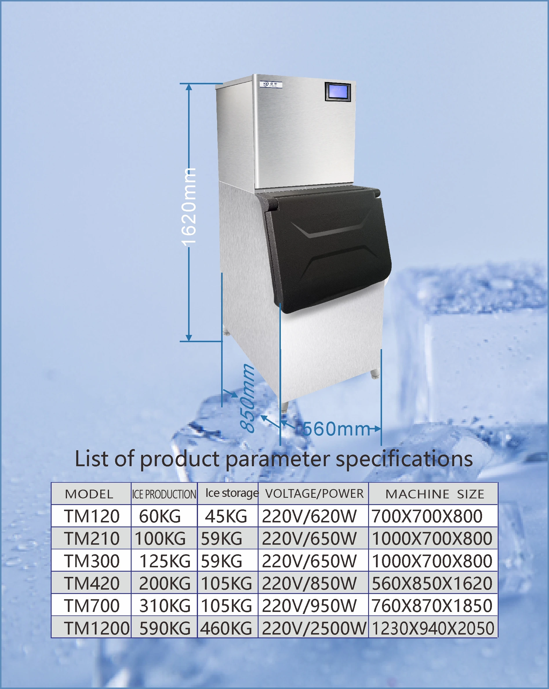 HighEfficiency 200KG 24H Crystal Ice Maker Machine Top Choice for ...