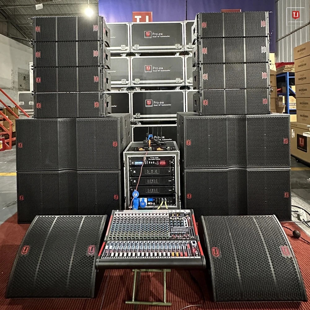 Two Way Dual 10 Inch Line Array Top Audio Night Club Sound System ...