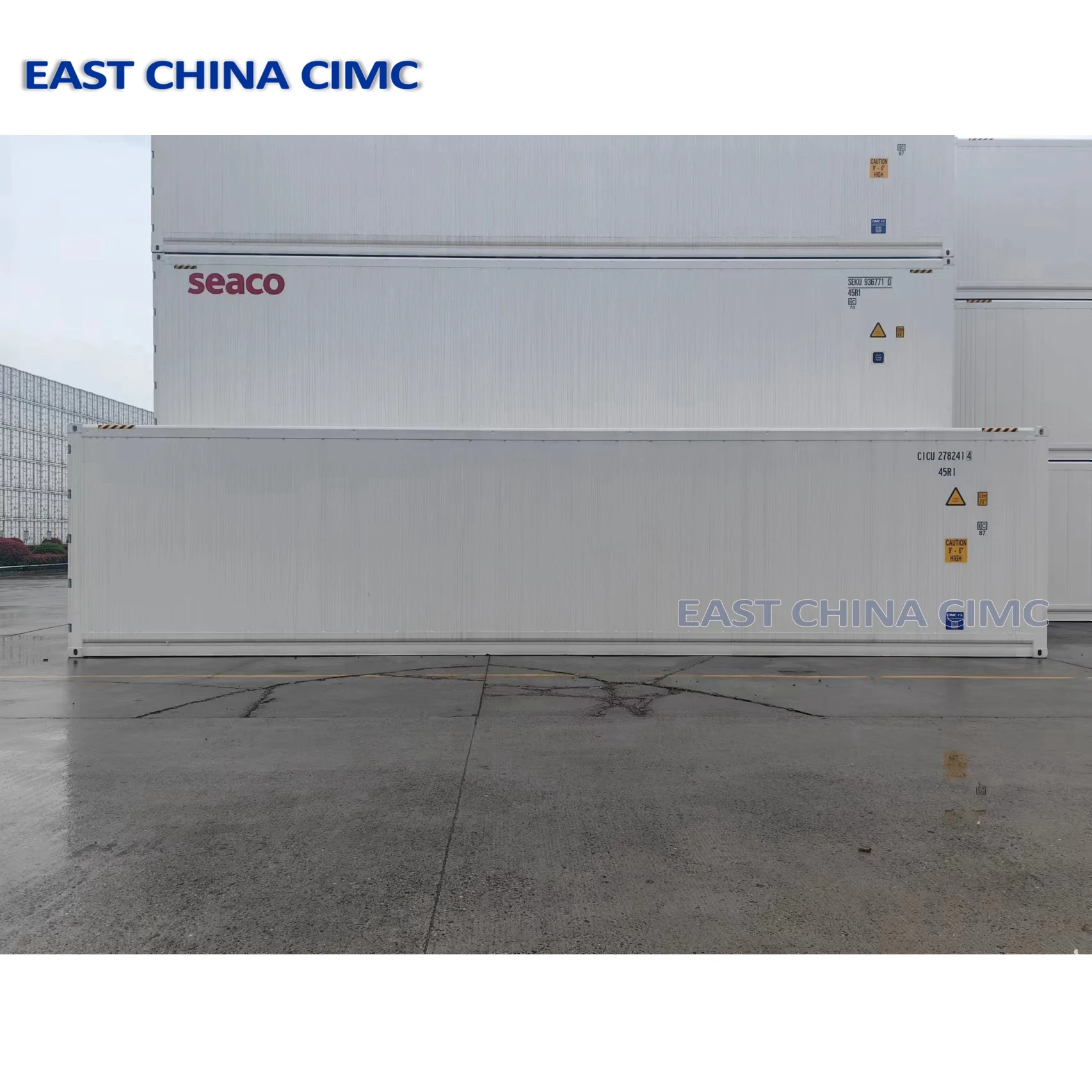 Refrigerated Semi Trailer Ccs Thermo King Brand 40ft Reefer Van Box ...