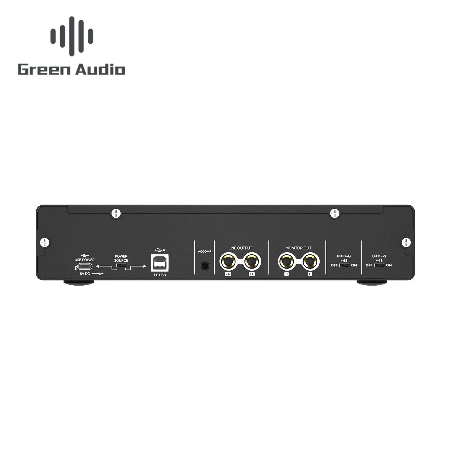 GAX-MD44 OEM 24bit 192kHz Audio Interface - 4 Channel USB Interface for ...