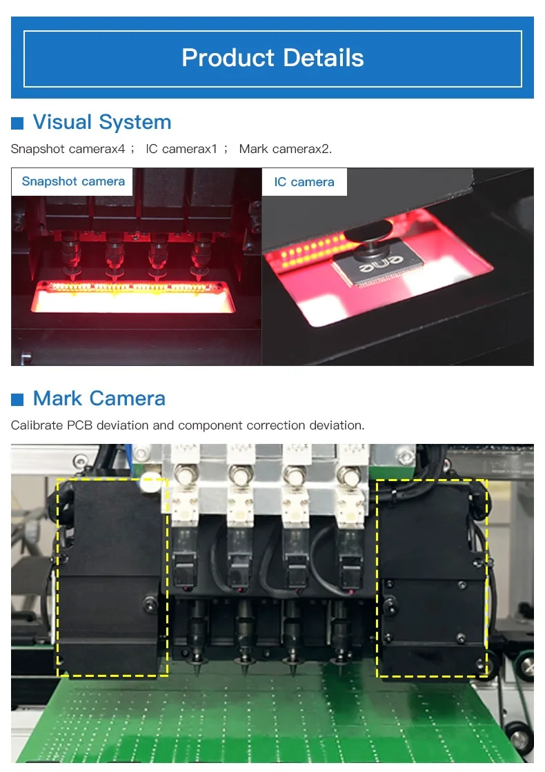 Smt Online 4 Heads Full Automatic Smd Production Line Smt Pick And ...