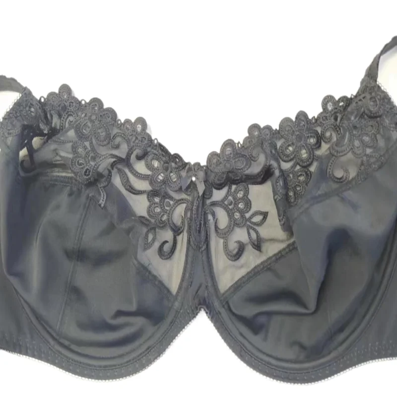 Customized Comfortable Transparent Mesh Floral Embroidery Adjustable ...