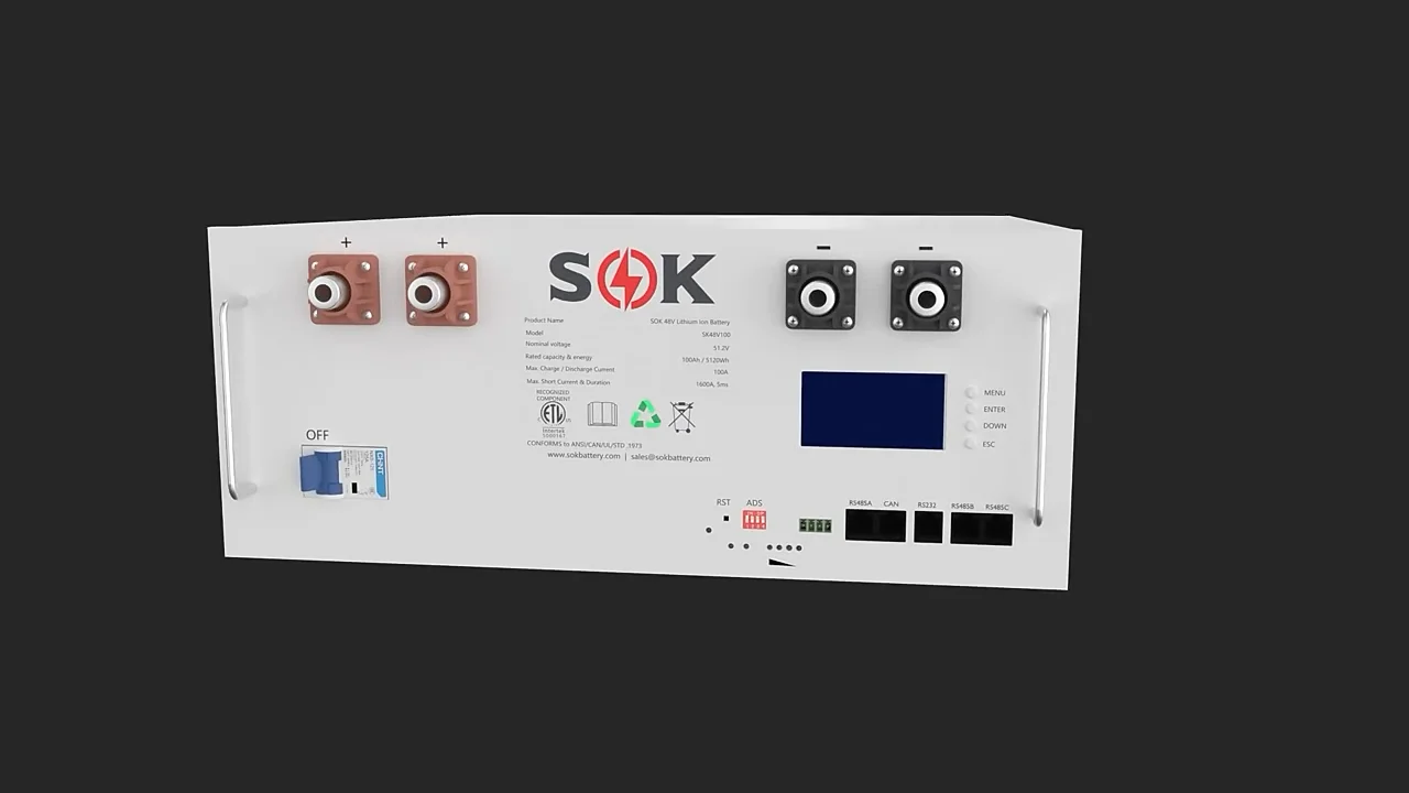 Canada Warehouse Stock Server Rack Battery Sk48v100lifepo4 Lithium For ...