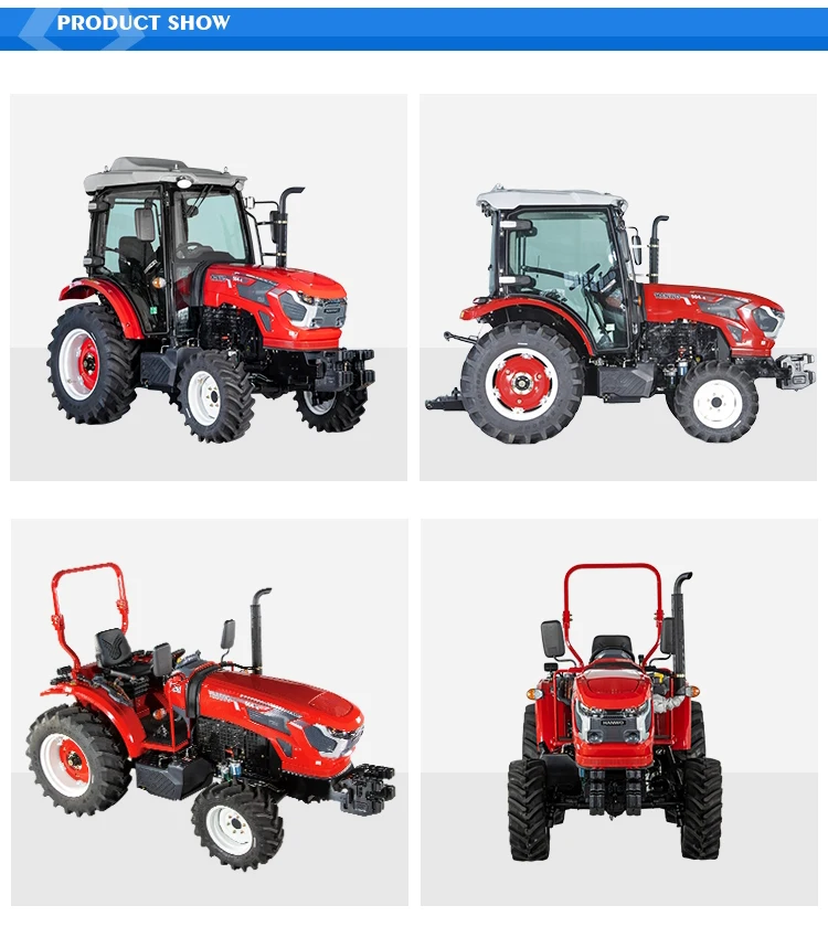 Compact 4WD Mini Farming Tractor - Multifunctional 50 HP Agriculture ...
