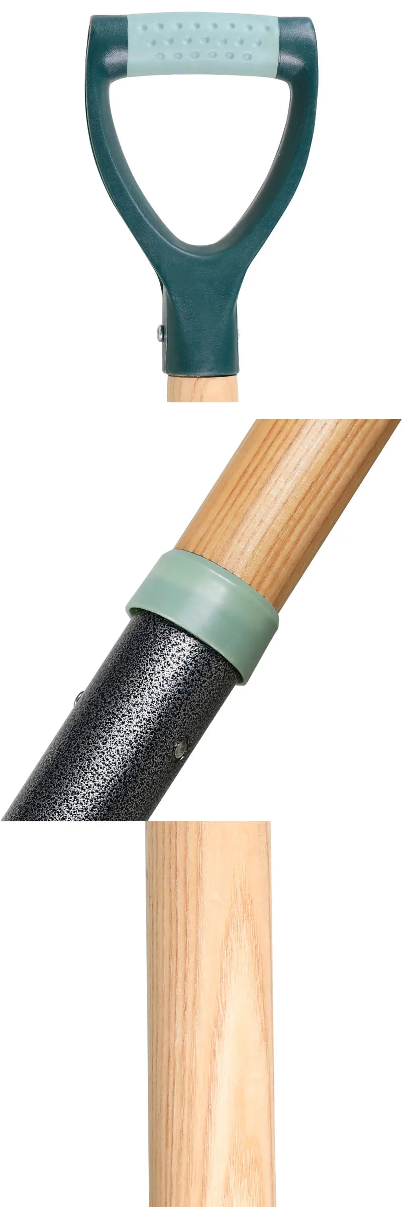 Heavy Duty Metal Iron Square Spade Shovel With Wooden Handle Garden ...