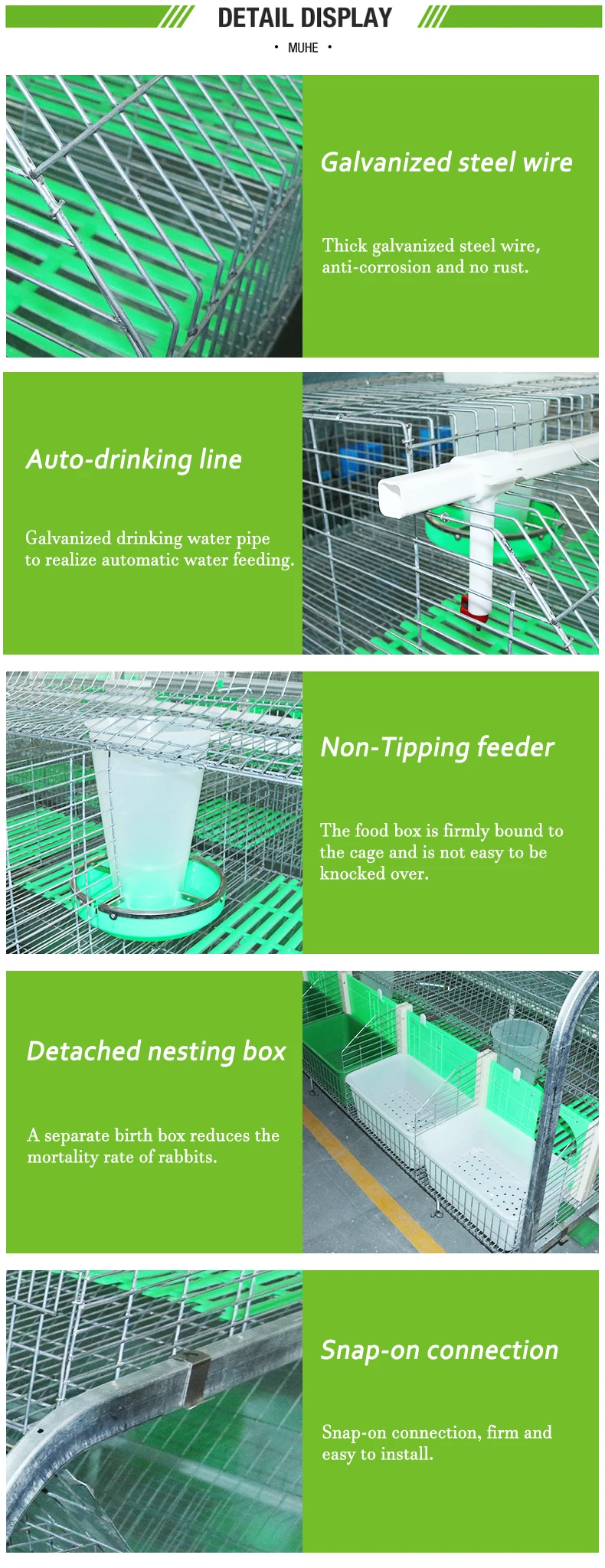 Commercial Rabbit Cages - Durable and Efficient Breeding