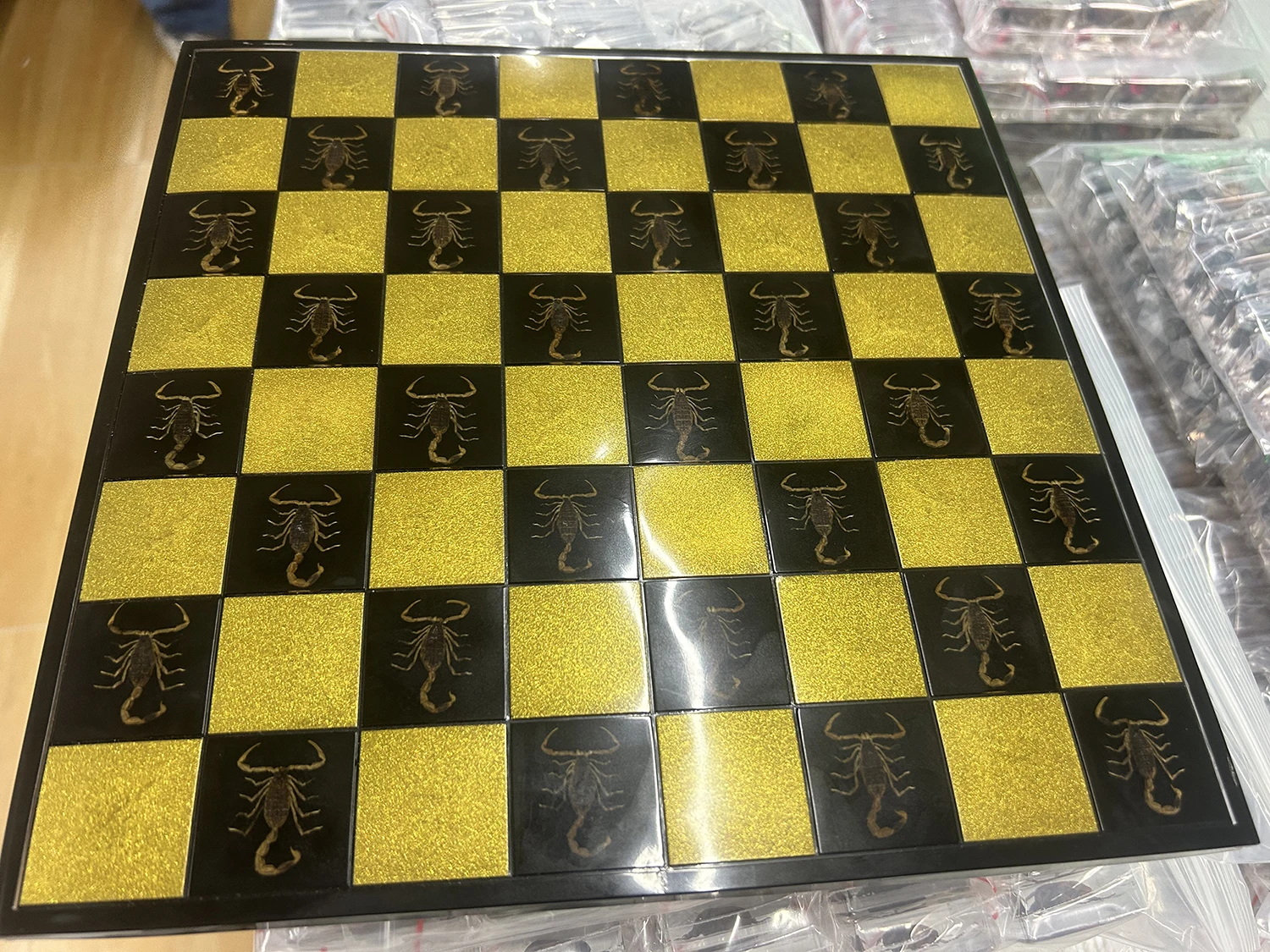 Most Popular Toys Educational Game Real Insect Embedded in Resin Chess ...