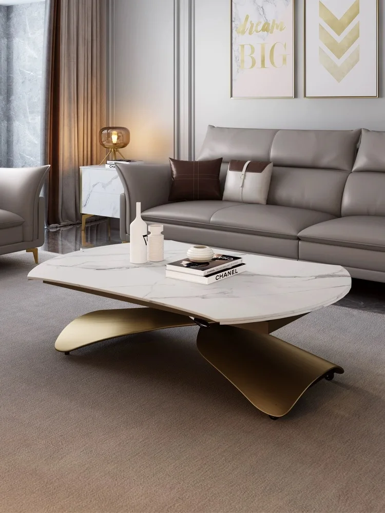 Smart Living Room Center Coffee Tables - Adjustable & Stylish
