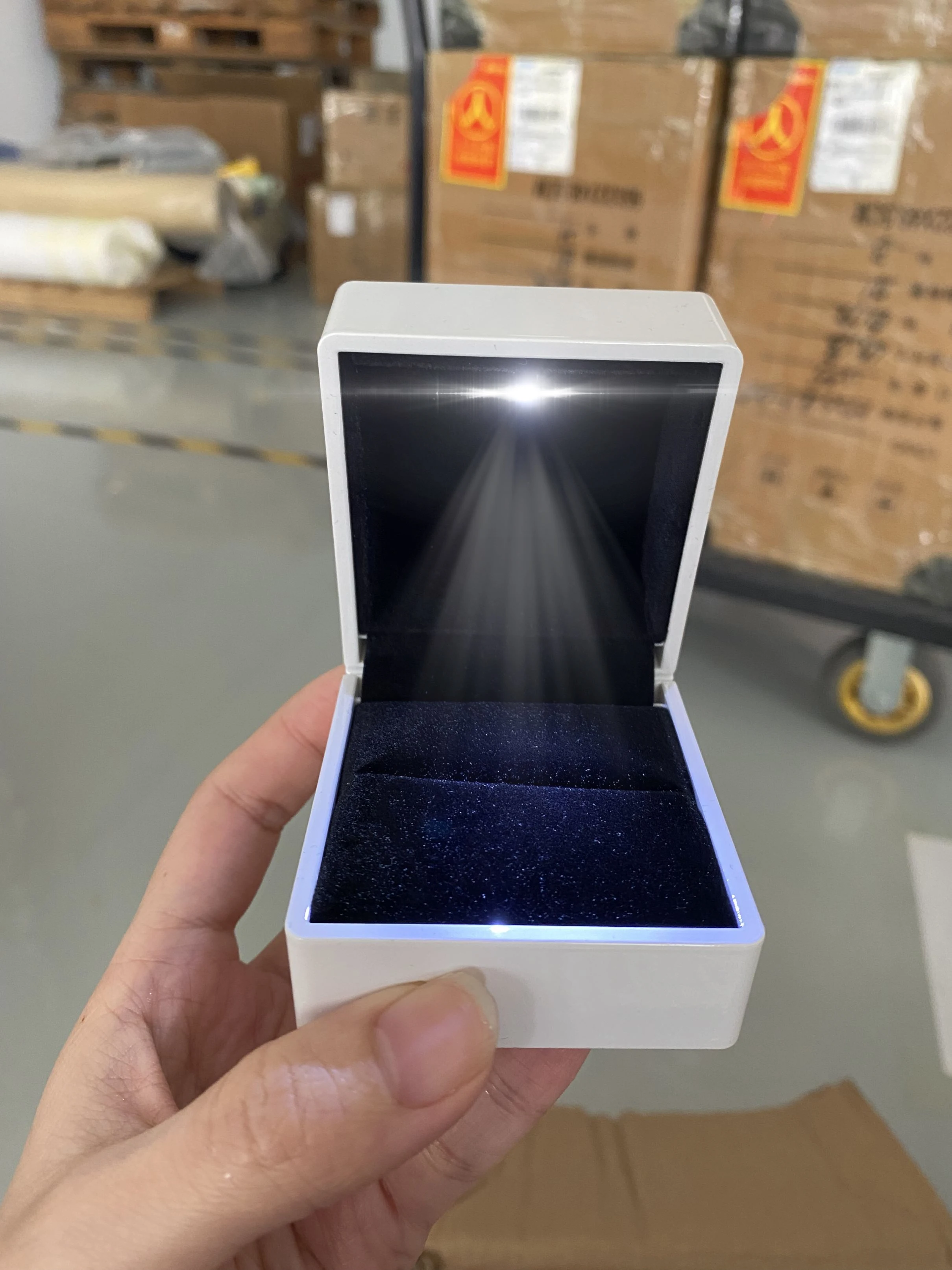 FORTE Custom Logo Jewelry Boxes with LED Lighting