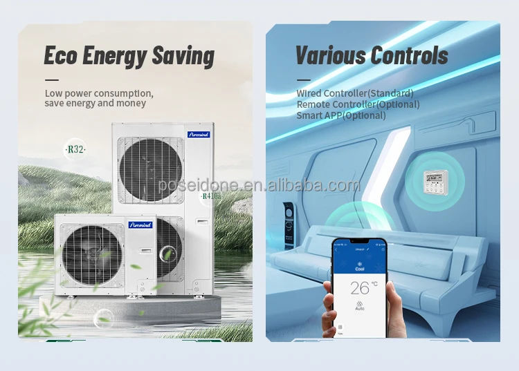 Gree Vrv Vrf Central Air Conditioner Heat Pump Split System Inverter ...