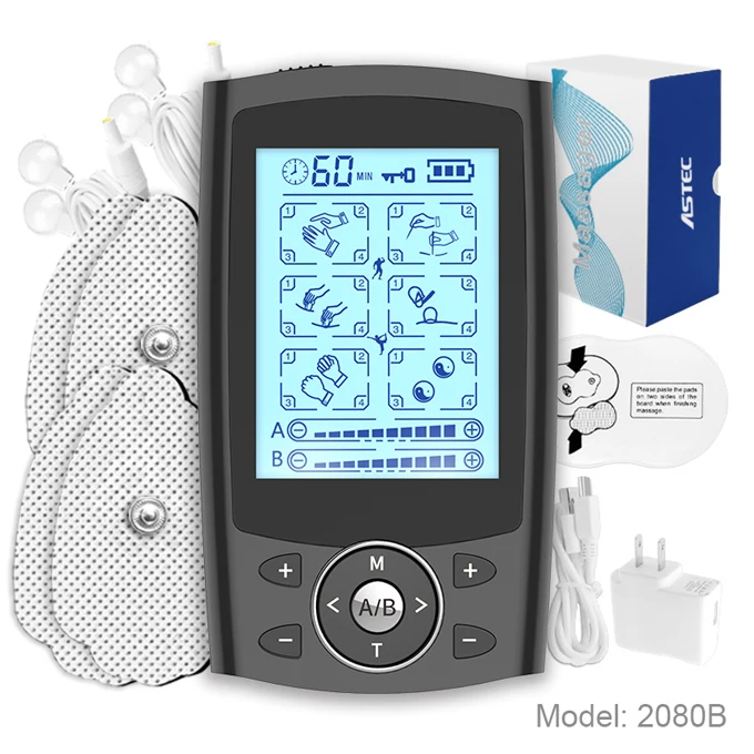 Digital Therapy Machine Tens Electronic Pulse Massager Ems Tens Unit ...