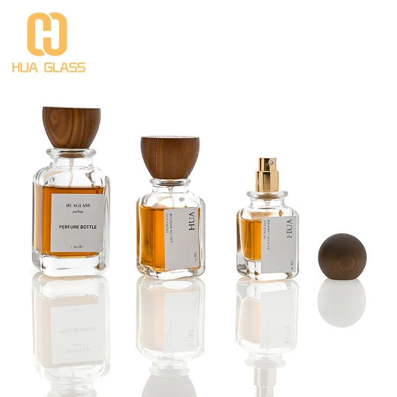 Custom Square Cube Perfume Bottles - 30ml, 50ml, 100ml