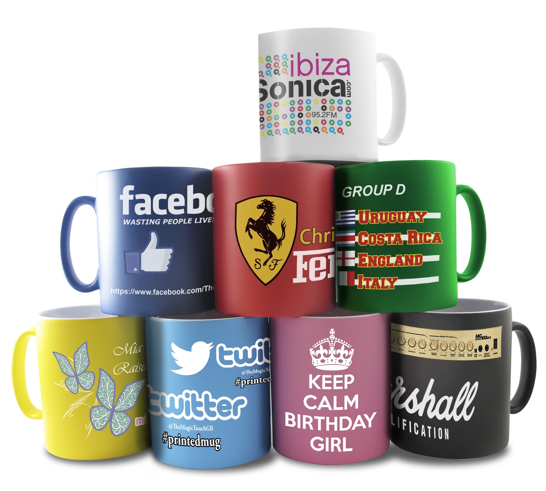 Personalized Branded Promotional Porcelain Custom LOGO Printed Ceramic