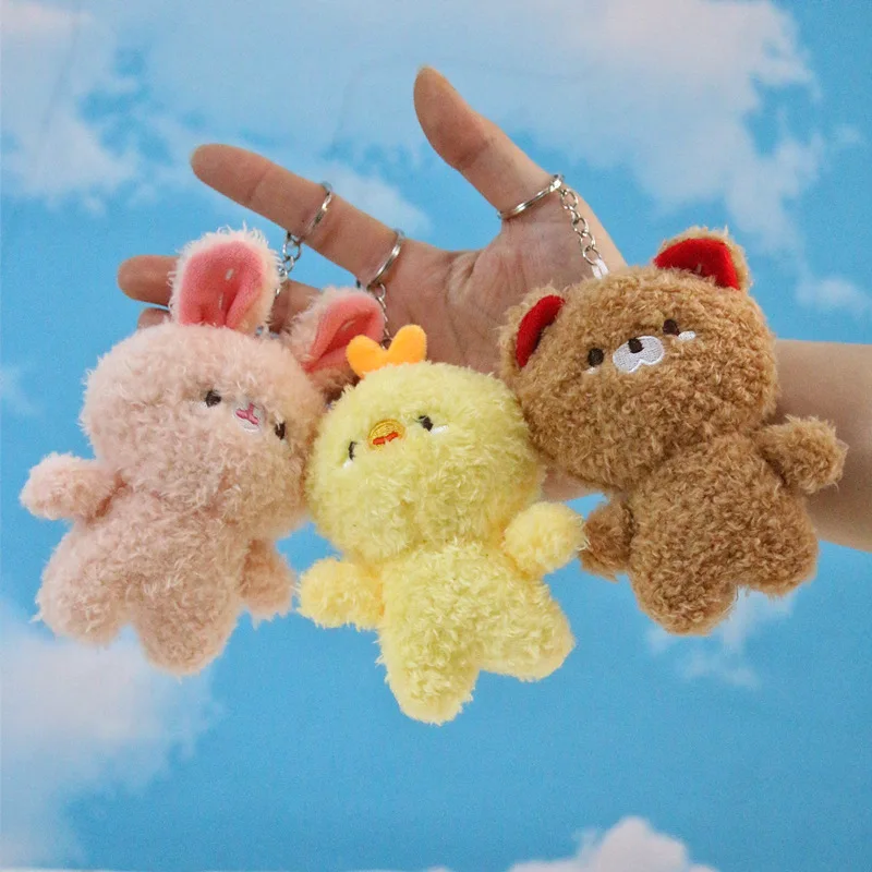 4'' Plush Toy Keychains - Cute and Durable Stuffed Animals