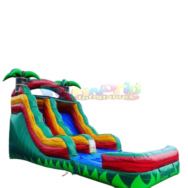 Wholesale Price Commercial Giant Dry Jump Party Tropical Waterslide ...