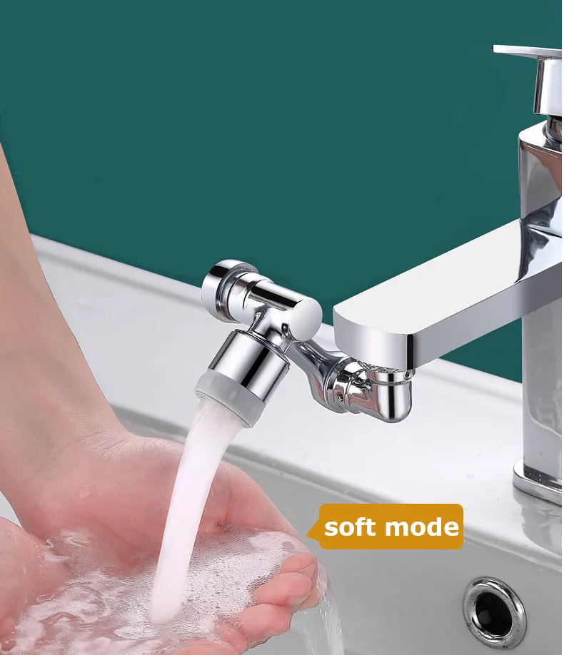 1080 New Copper Electroplating Splash Guard Universal Rotation Bathroom ...