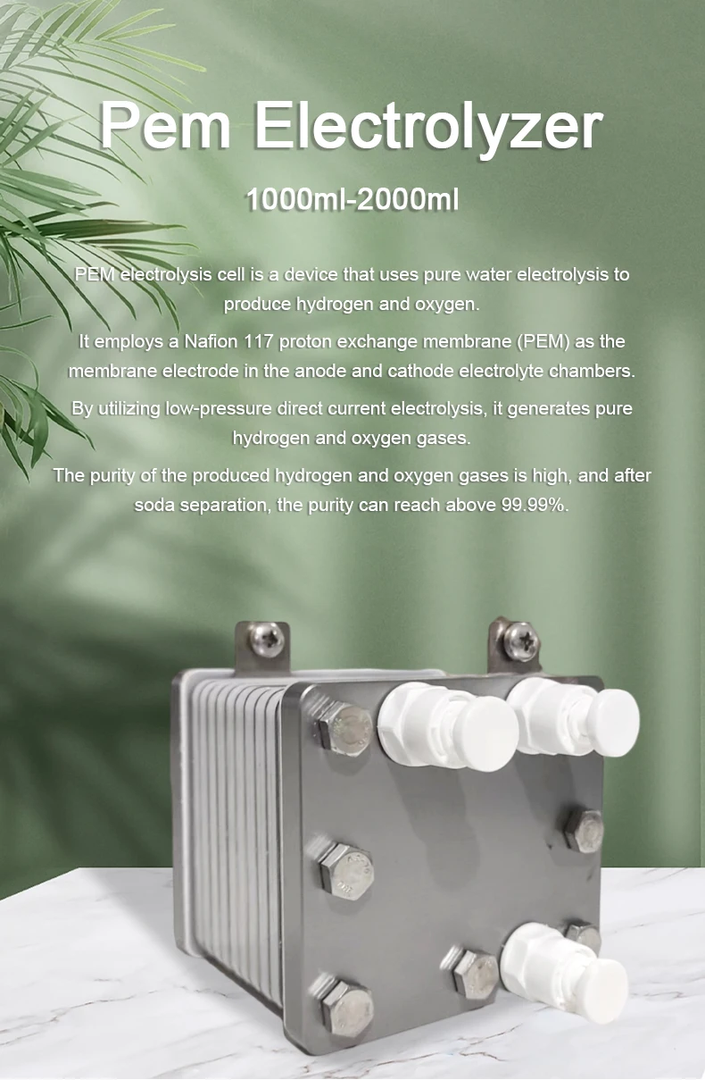 1000ml 2000ml 2023 Hydrogen Electrolyser Hydrogen Production to ...