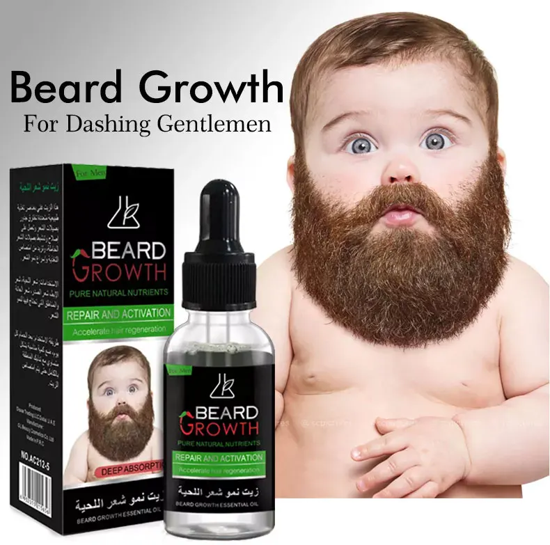 Obm/odm Custom Beard Growth Oil Pure Natural Organic Ginger Rosemary ...