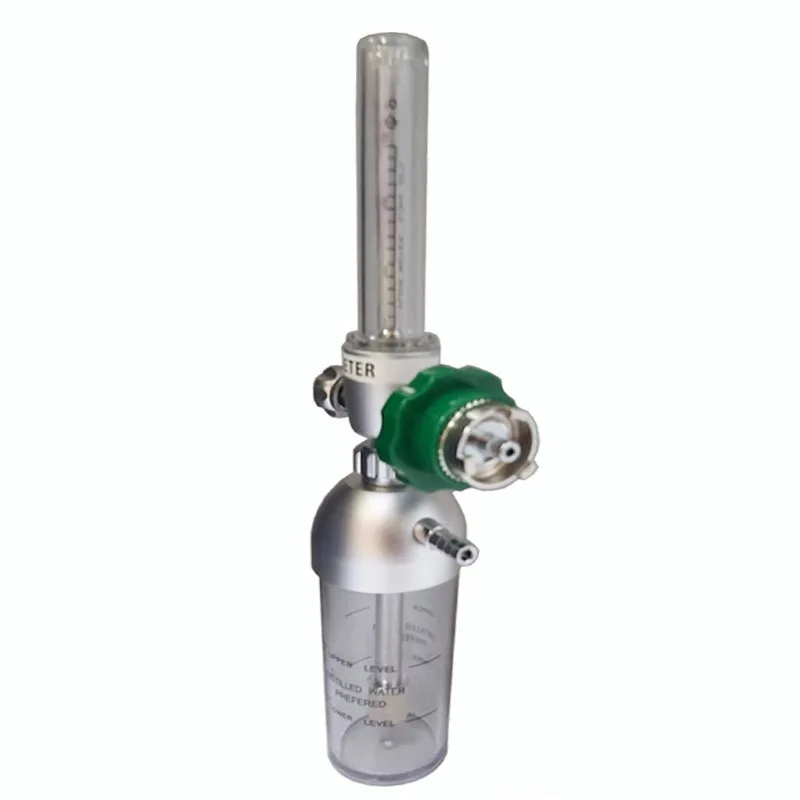 French Adapter Medical Oxygen Pressure Regulator With 1-15lpm Flowmeter ...