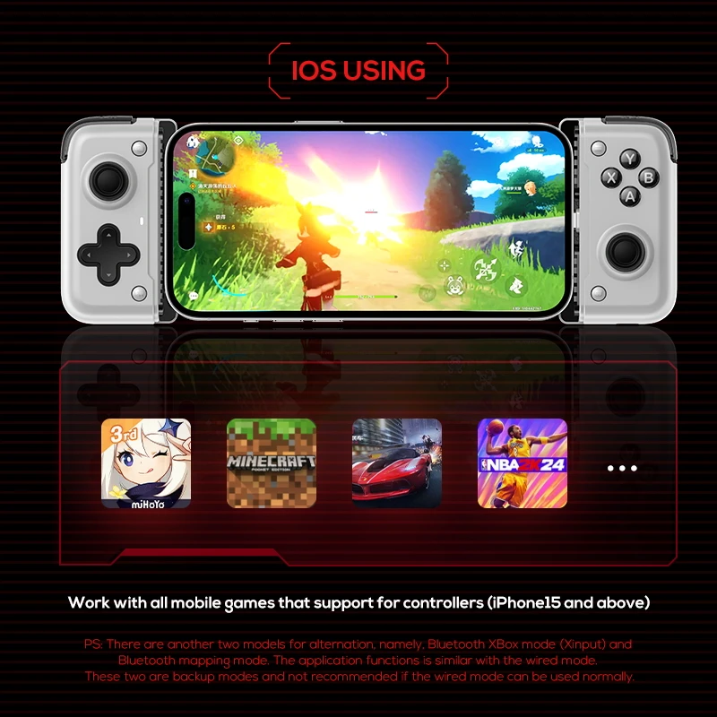 Memo S2 Joystick Game Controller for Mobile Gaming with 15W Charger ...