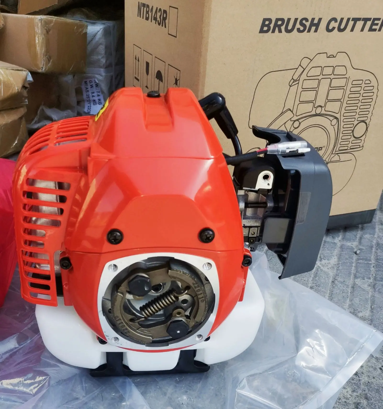 Brush Cutter Backpack Weed Trimmer Garden Tools 2 Stroke Grass Trimmer ...