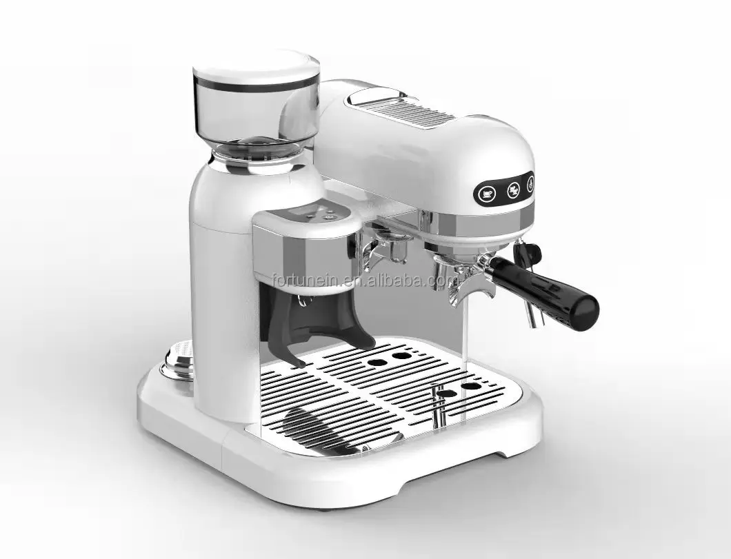 20 bar Pump Espresso Cappuccino Coffee Machine with Grinder 2024 ...