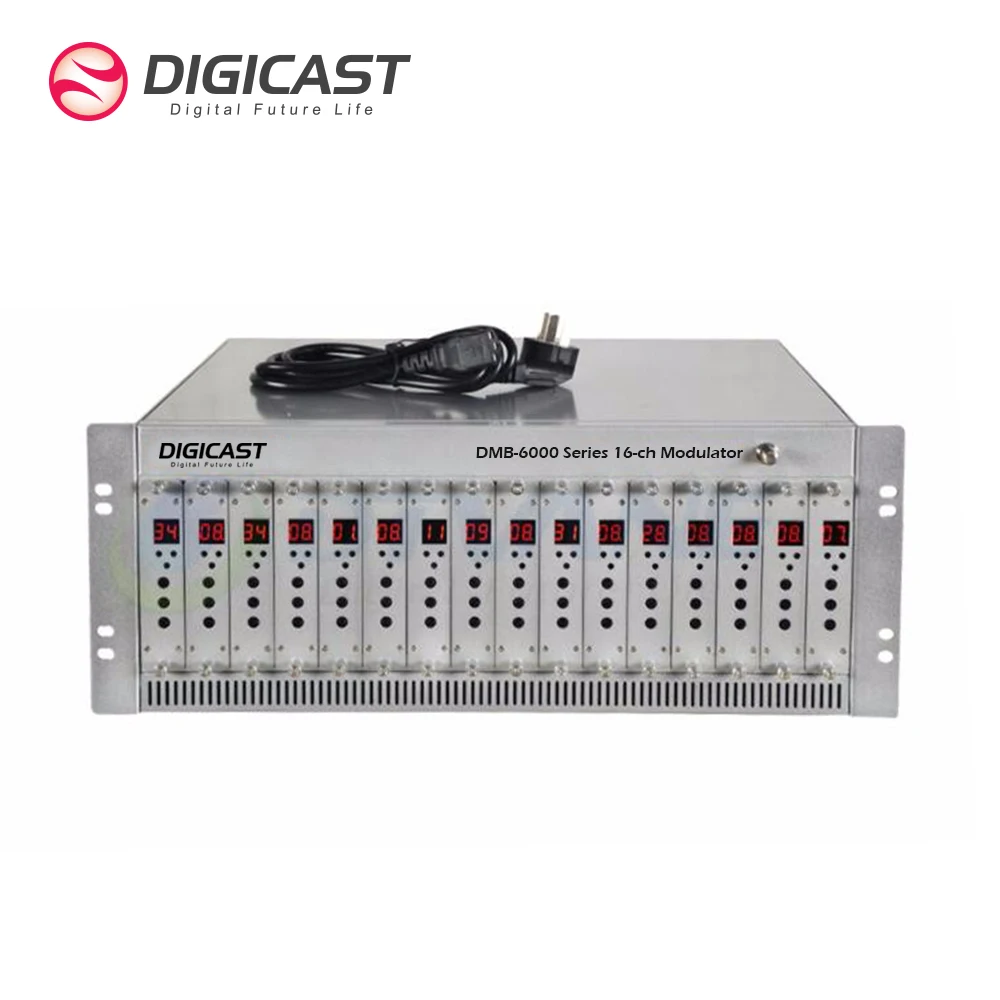DIGICAST DMB-6000 - 16ch Agile Fixed RF Modulator for CATV