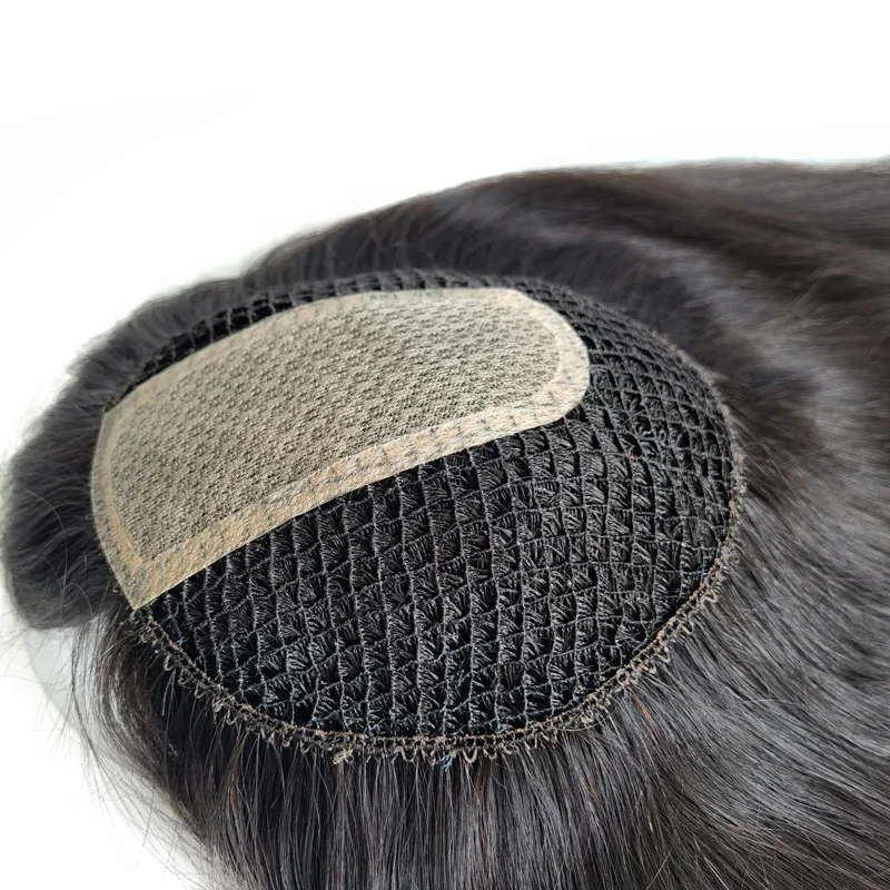 Fishnet Swiss Lace Silk Top Base Fish Net Integration Hair Piece Topper ...