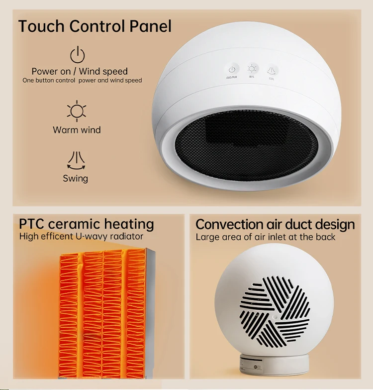 Hiter Fan Heater Portable Heater Fan Home Electric Fan Heater - Buy ...