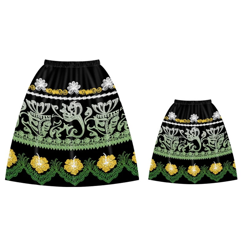 Fashion Island Style Chuuk Micronesian&hawaiian Wear Floral Printed ...