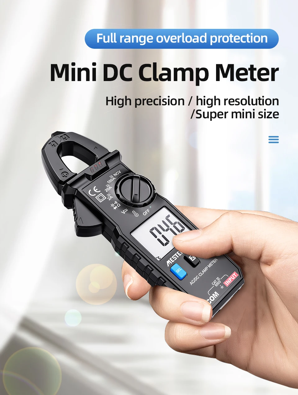 Clamp Meter Pinza Amperimetrica VFC Electrical Instruments DC/AC ...