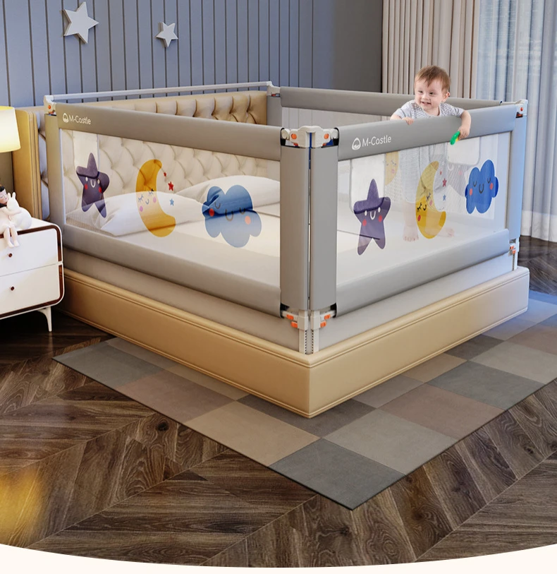 Vertical Lift Baby Bed Rail Guard Extra Long Safety Toddler Bedrail ...