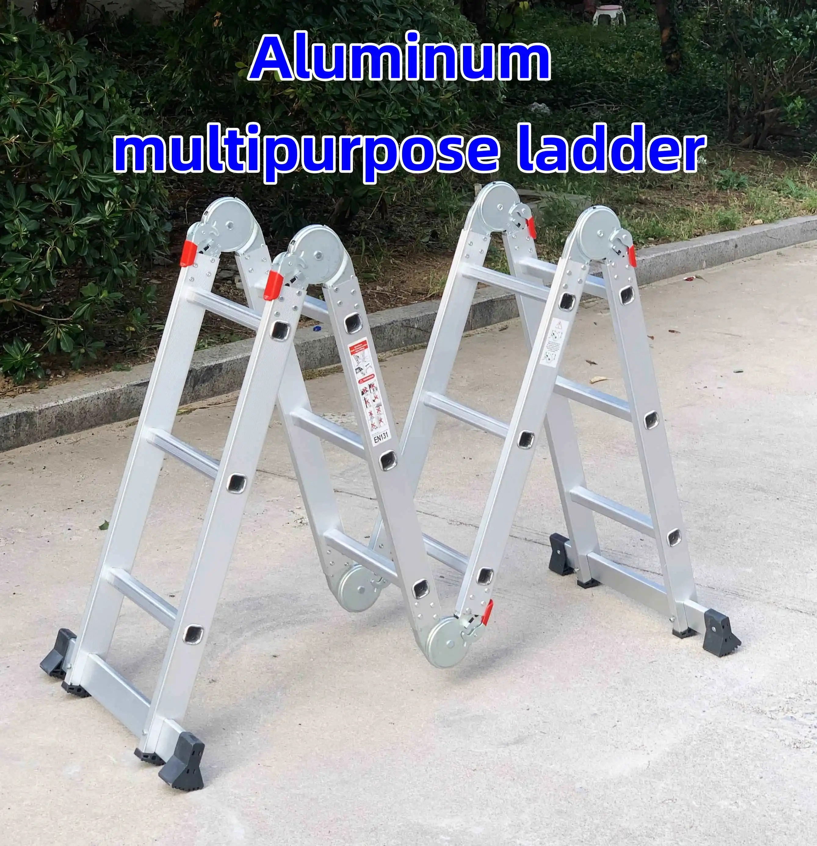Foldable Scaffolding Ladders Multipurpose Ladder Working Platform 4x3 ...