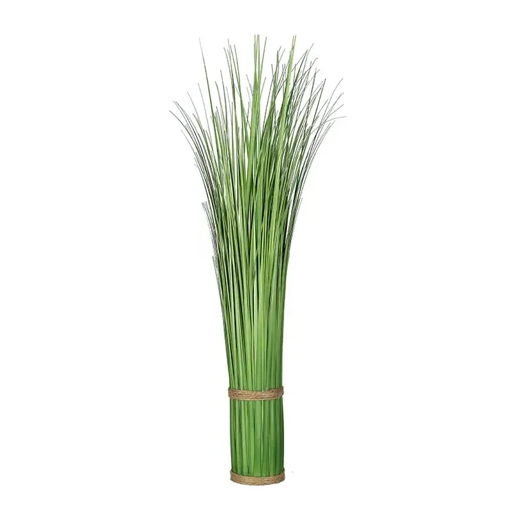 Onion Wheat Grass Fake Plastic Bushes Outdoor Home Garden Decor ...