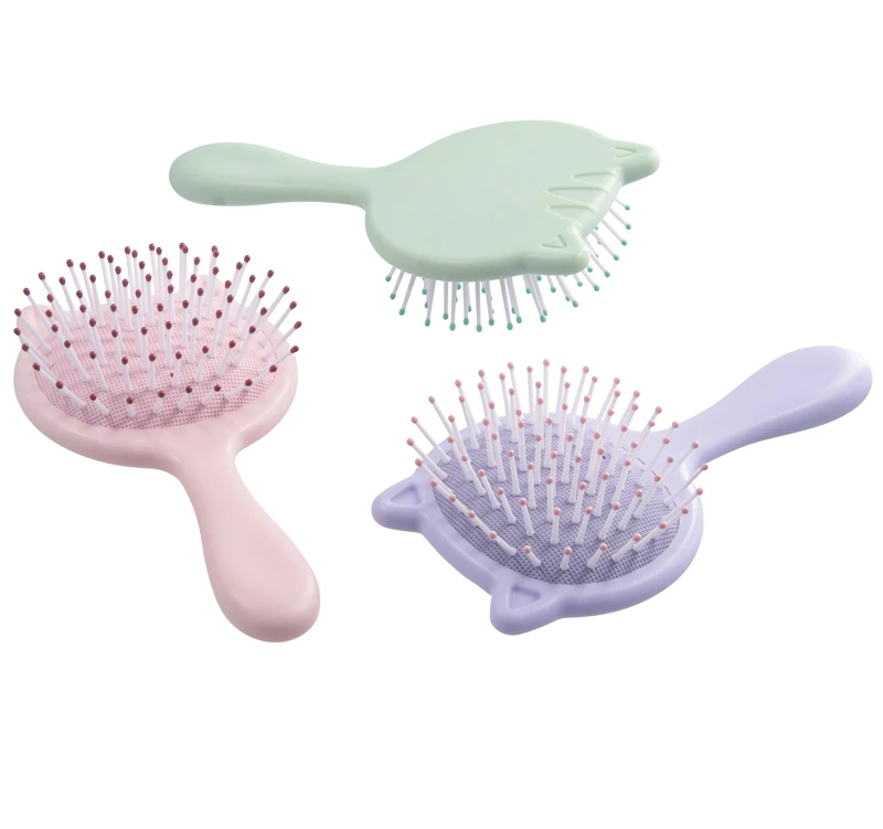 Mini Detanglng Hair Brush Mini Detanglng Hair Brush Macaron Air Cushion ...