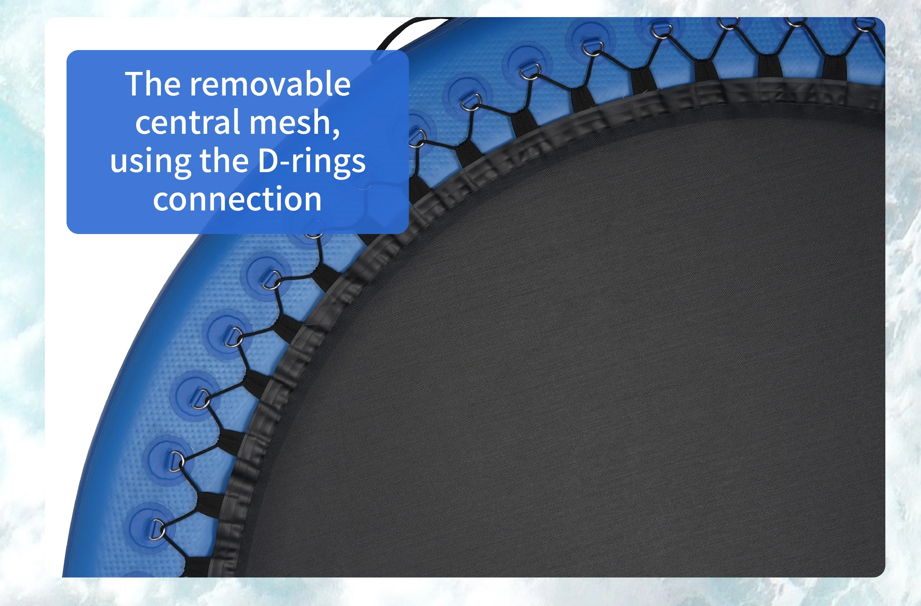 Waterraft Floating Circular Inflatable Dock Water Hammock