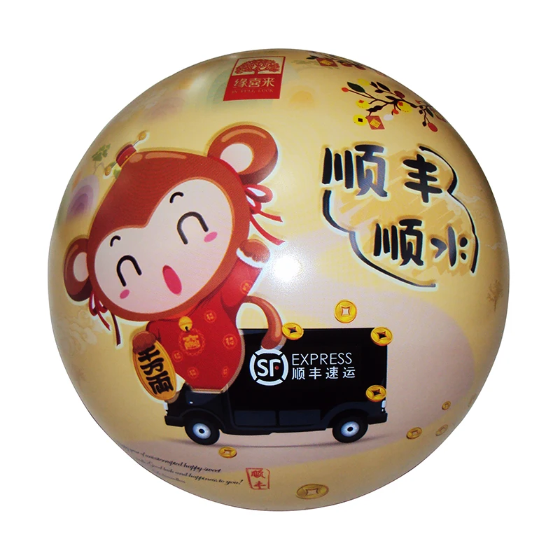 Custom Luxury Metal Tin Spherical Chocolate Packaging Box Gift Candy ...