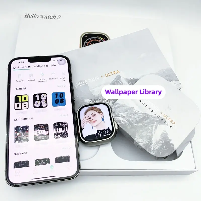 울트라 시리즈 스마트 워치 헬로 워치 2 2.12 인치 Dt8 Hk8 Pro Max Hk9 Hw8 Jw8 T800 T900 H11 울트라 맥스 플러스 프로 X8 울트라 ...