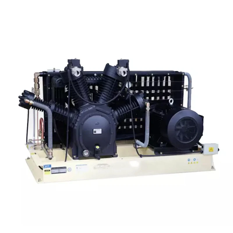 High Pressure Piston Air Compressor 6.0m3/min 40bar Belt Driven ...