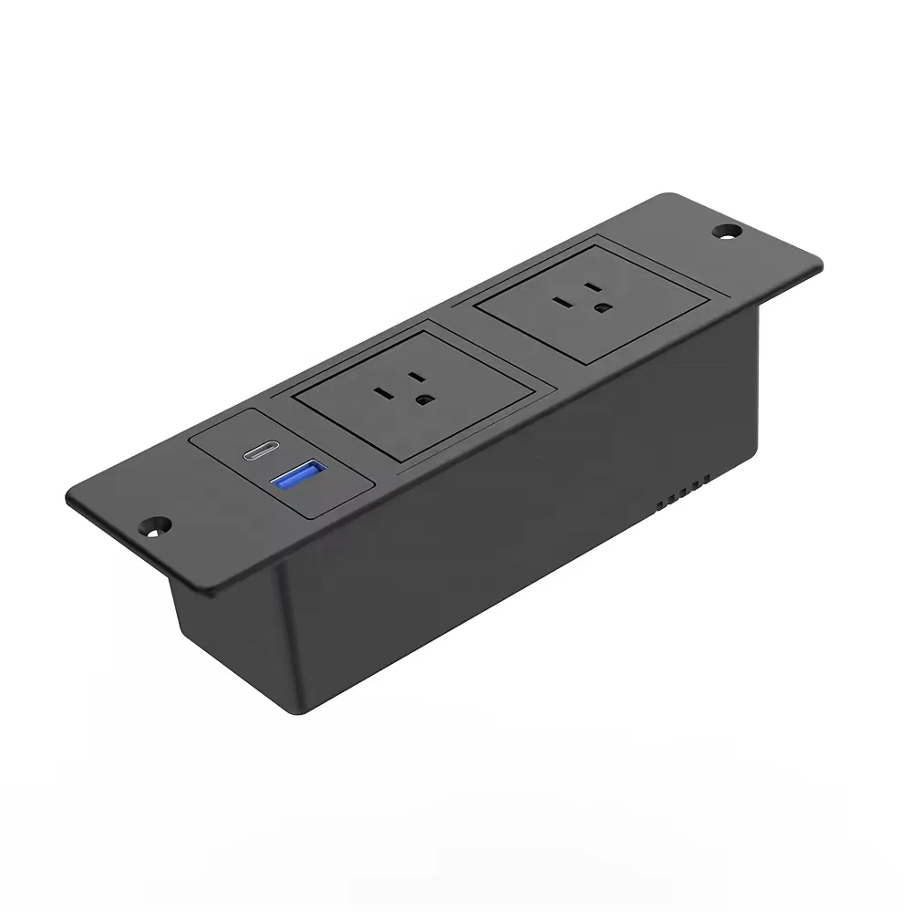 Table Power Strip - Built-in US Outlet with USB C PD 20W