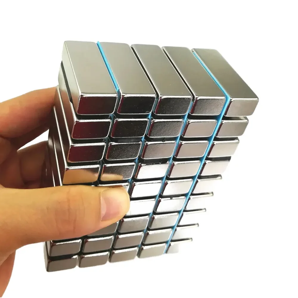 Permanent Strong Square NdFeB Magnet N52 Imanes De Neodimio 50x25x10 mm ...