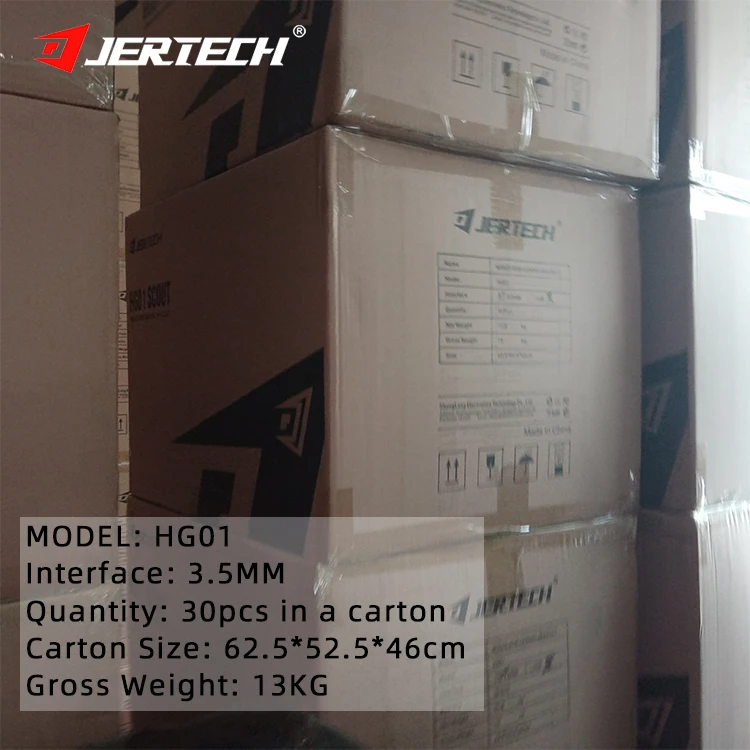 Jertech Hg01 Led Earphones Telephone Custom Accessories Noise Cancelling Headphones Wire Usb ...