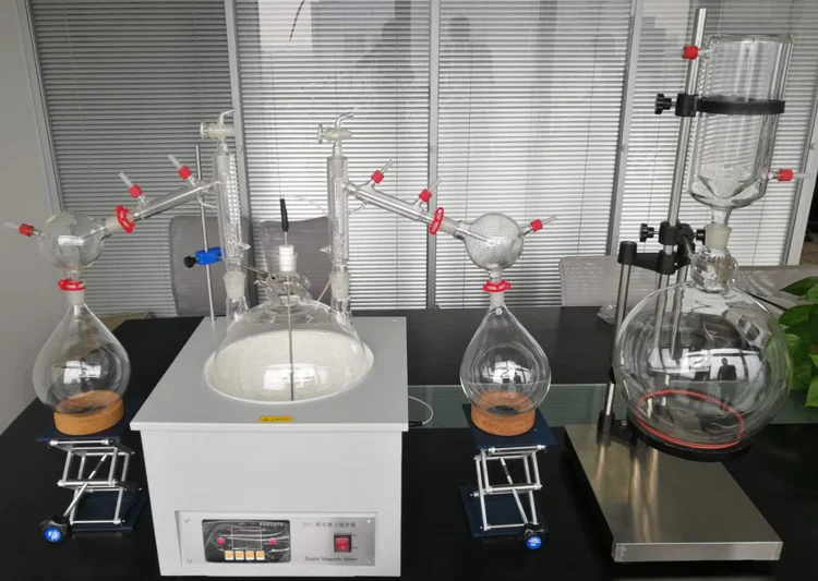 Laboratory Chemical 20 Litre Glass Distillation Apparatus 10l Short ...