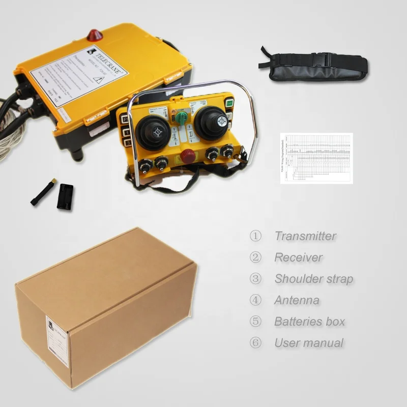 F24-60 Wireless Crane Remote Control/tow Truck Hydraulic Remote Control ...
