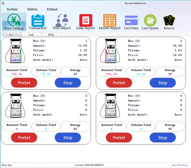 Bluesky Customized Gas Station Management System for LPG Stations with ...
