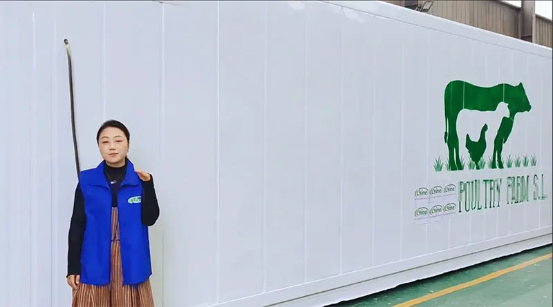 Vertical Hydroponic Barley Growing Shipping Container Farm