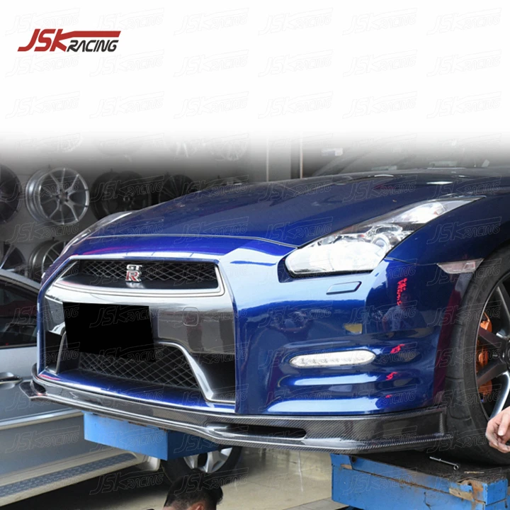 NISMO Carbon Fiber Front Bumper Lip for Nissan R35 GT-R